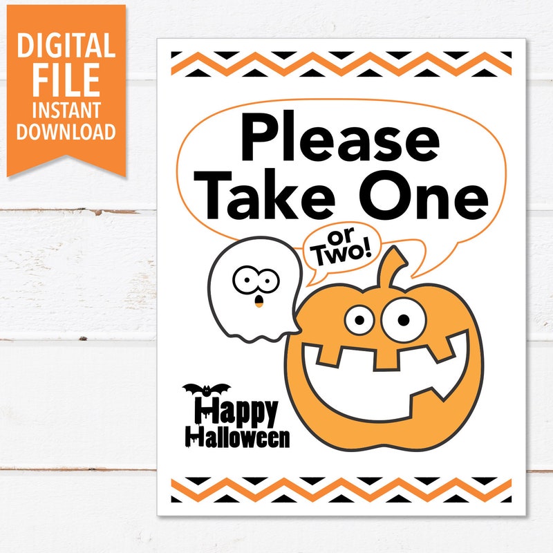 Take Two Halloween Sign - Etsy