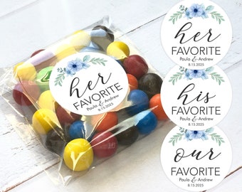 Our Favorite Stickers 2 Sizes Available Wedding Favor - Etsy