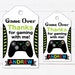 Video Game Party Favor Tags, Video Game Thank You Tags, Gaming Tags ...