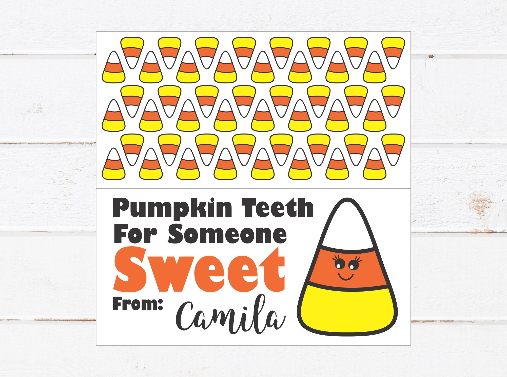 Halloween Bag Toppers Printable, Personalized Halloween Treat Bags ...