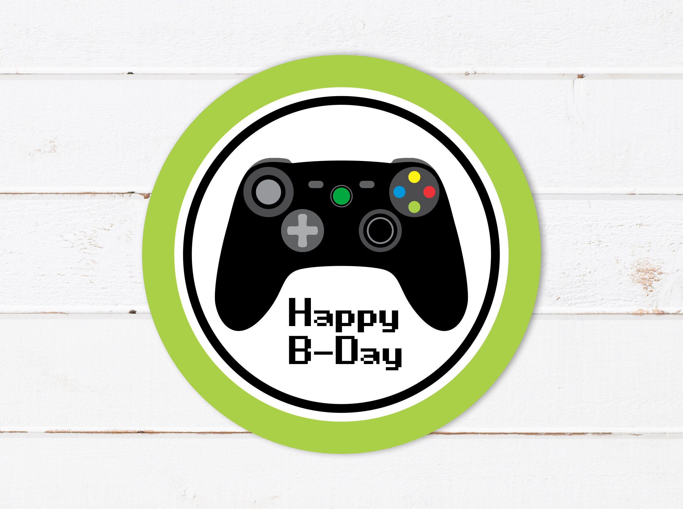 Video Game Cupcake Toppers Printable Game Birthday Party - Etsy