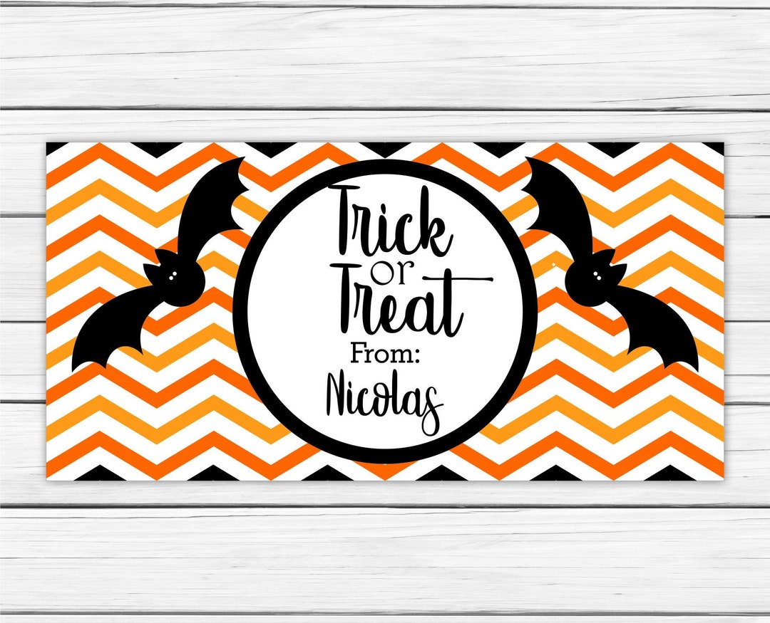 Halloween Bag Toppers Printable - Personalized Halloween Treat Bags ...