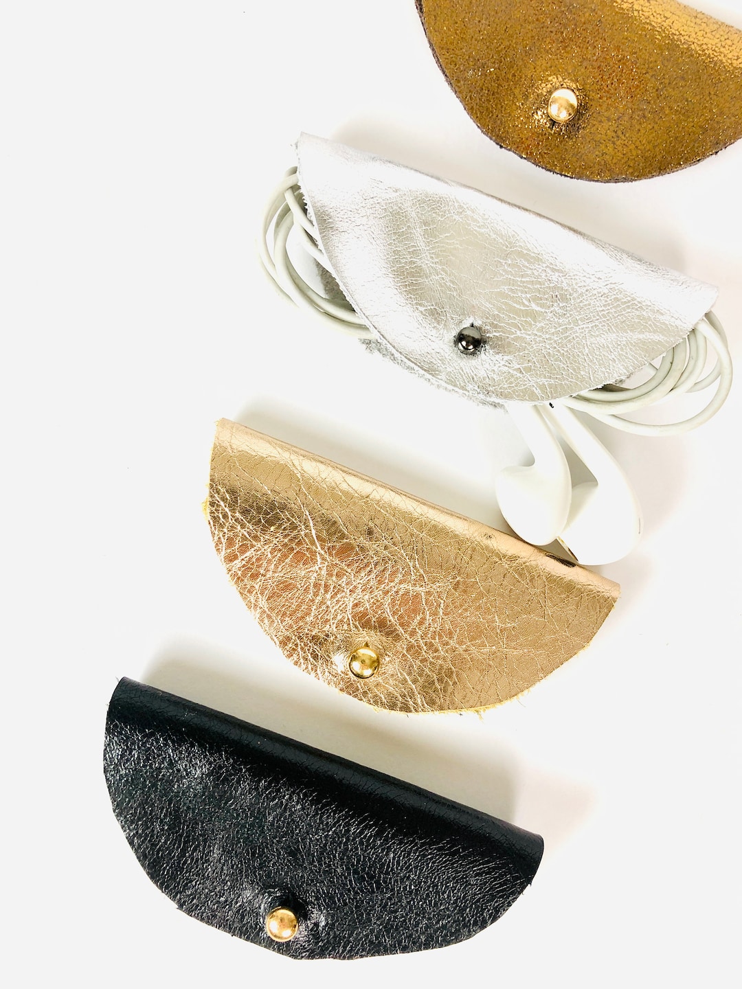 Leather Headphone Range Leather Headphone Pouch Wired - Etsy