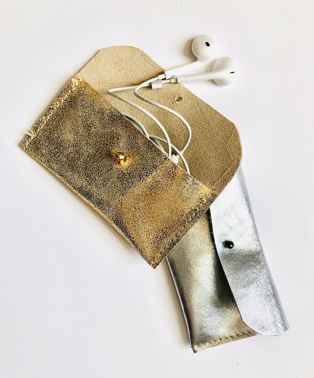 Leather Headphone Case, Wired Headphone Case - Etsy