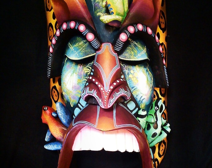 Authentic Indigenous Mask, Directly From Boruca, Wooden Mask - Etsy