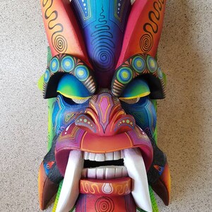 Ecological Warrior Mask, Toucan, Aracari, Authentic Boruca Mask, Wooden ...