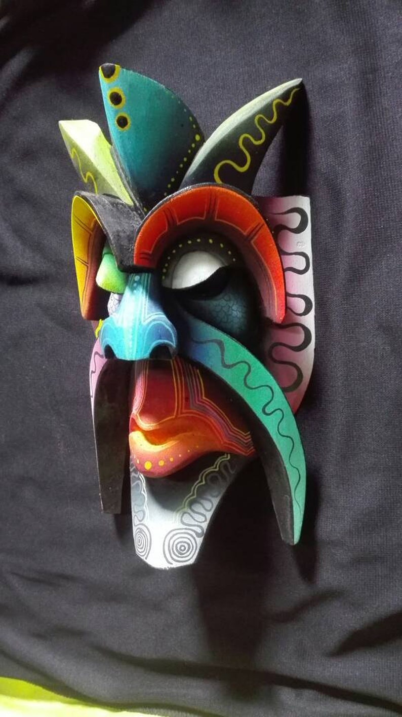 Indigenous mask from Boruca máscara Indígena de Costa Rica | Etsy