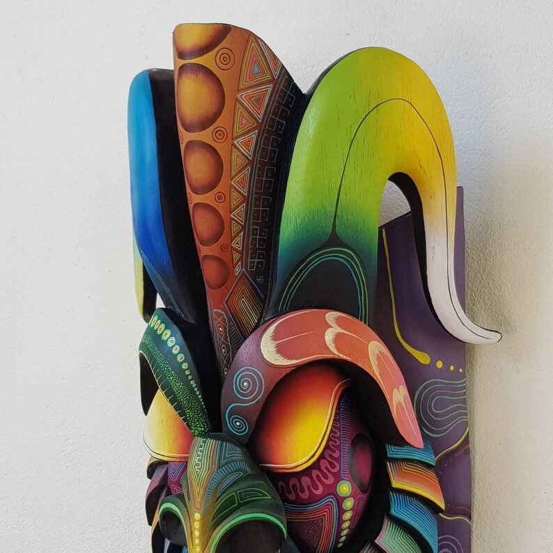 Tribal Warrior Mask Espiritual Warrior Costa Rica Authentic - Etsy