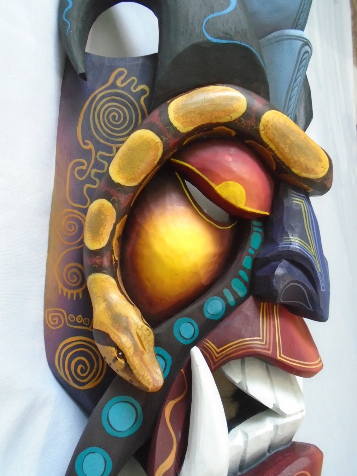 Boruca Mask Authentic Indigenous Mask Directly From Boruca - Etsy