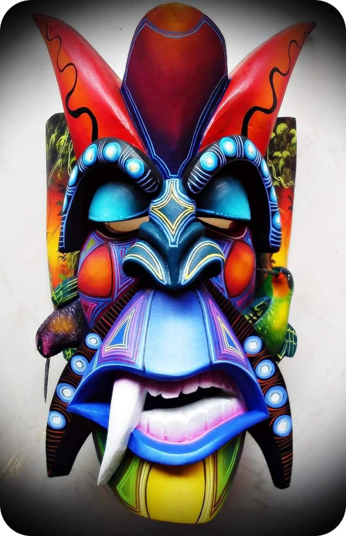 Indigenous Boruca mask Authentic Boruca mask wooden mask. | Etsy