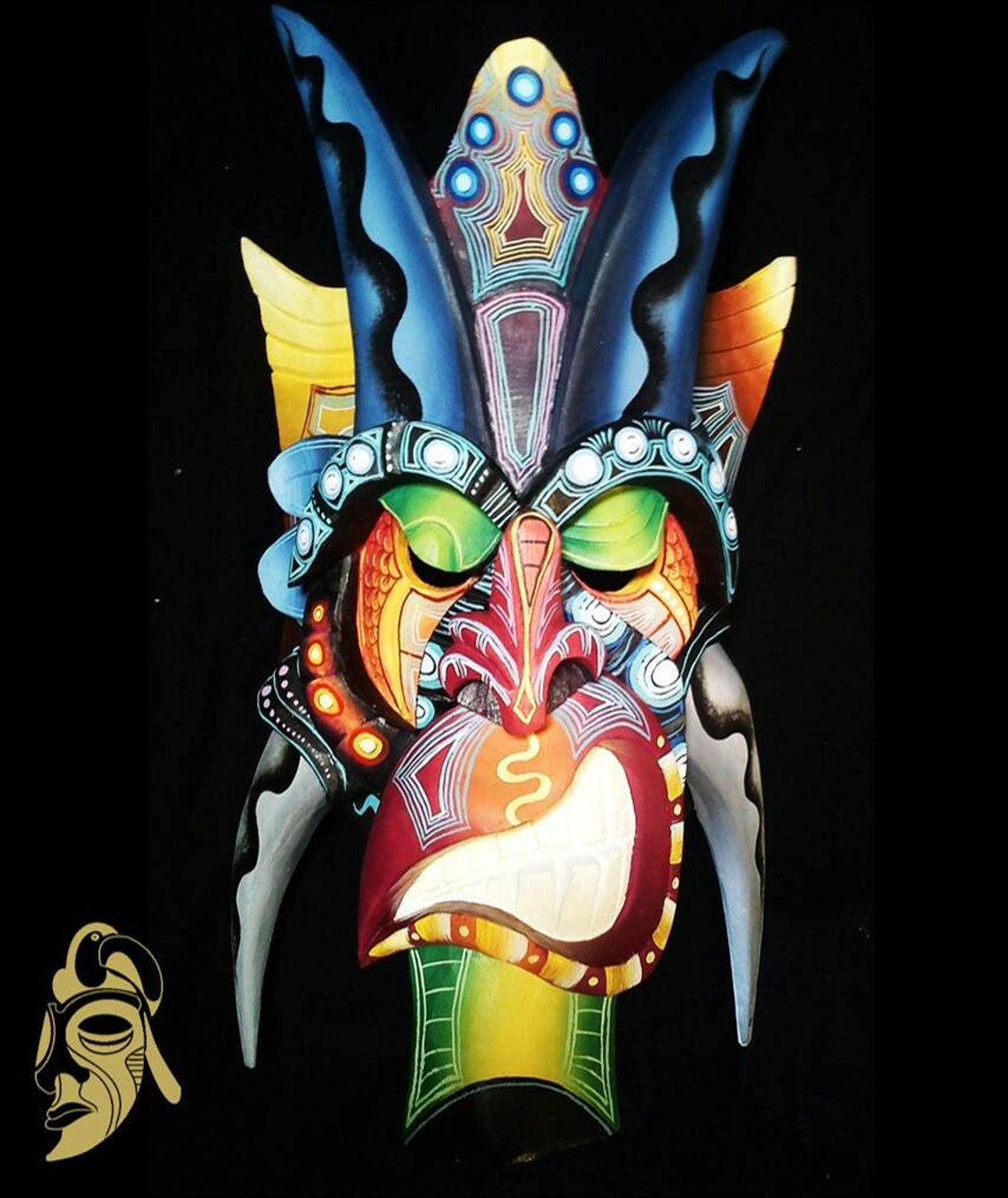 Boruca Mask Indigenous Mask From Costa Rica Wooden Mask - Etsy