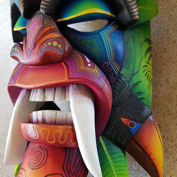 Boruca Mask - Etsy