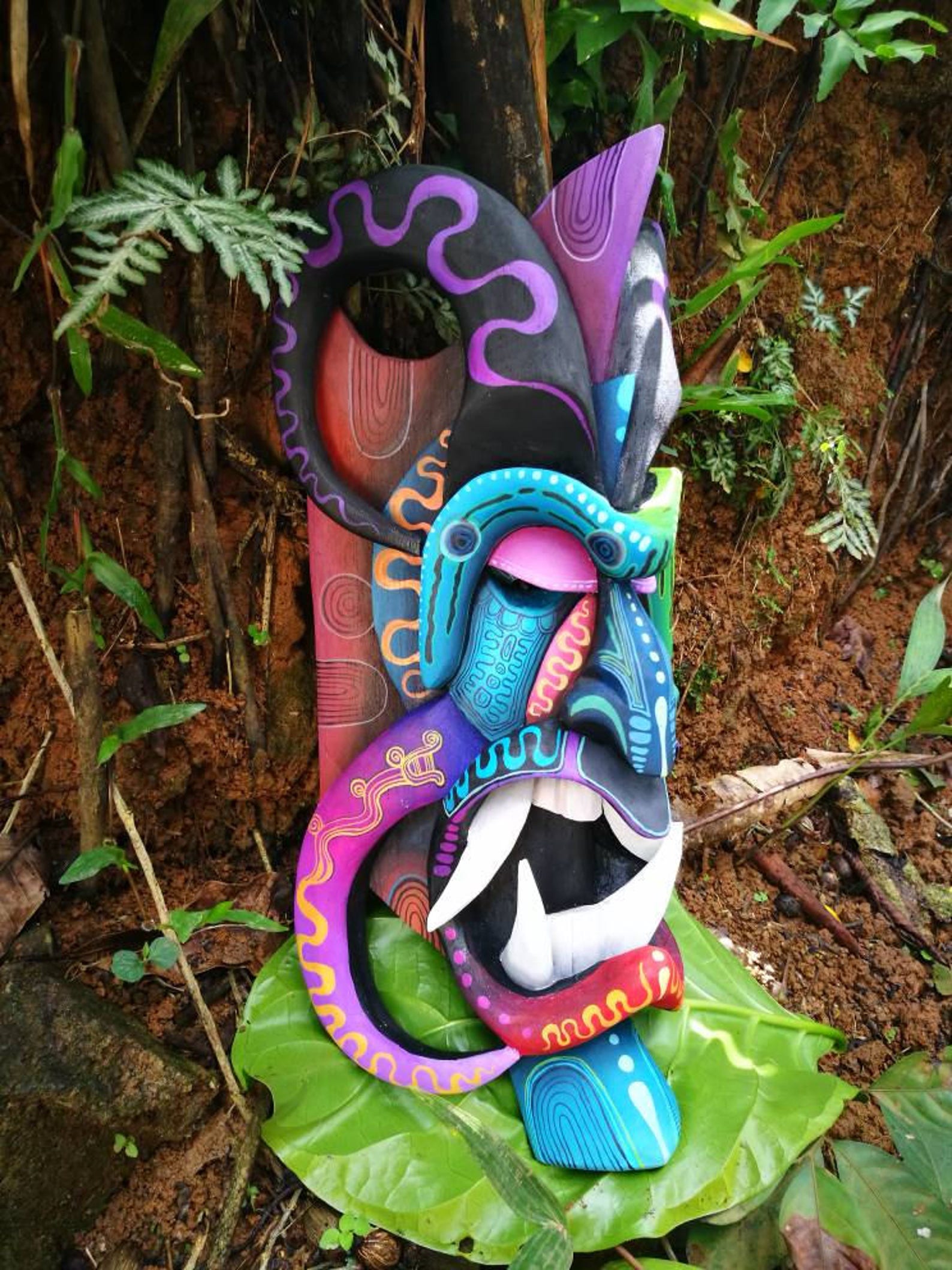 Authentic Boruca Mask Costa Rica indigenous Art tribal Mask - Etsy España