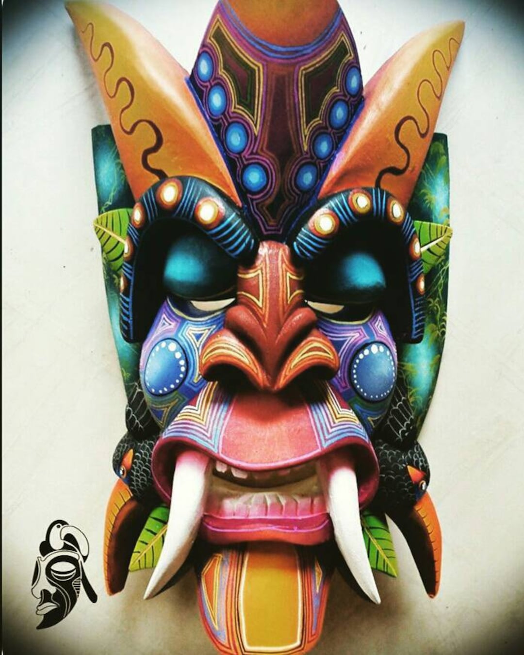 Boruca Mask Authentic Indigenous Mask From Costa Rica Wooden - Etsy