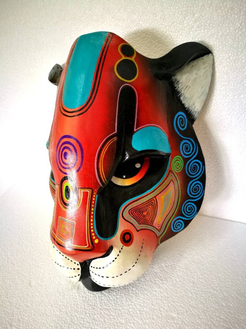 Authentic Boruca Jaguar Mask Mask From Costa Rica Boruca | Etsy