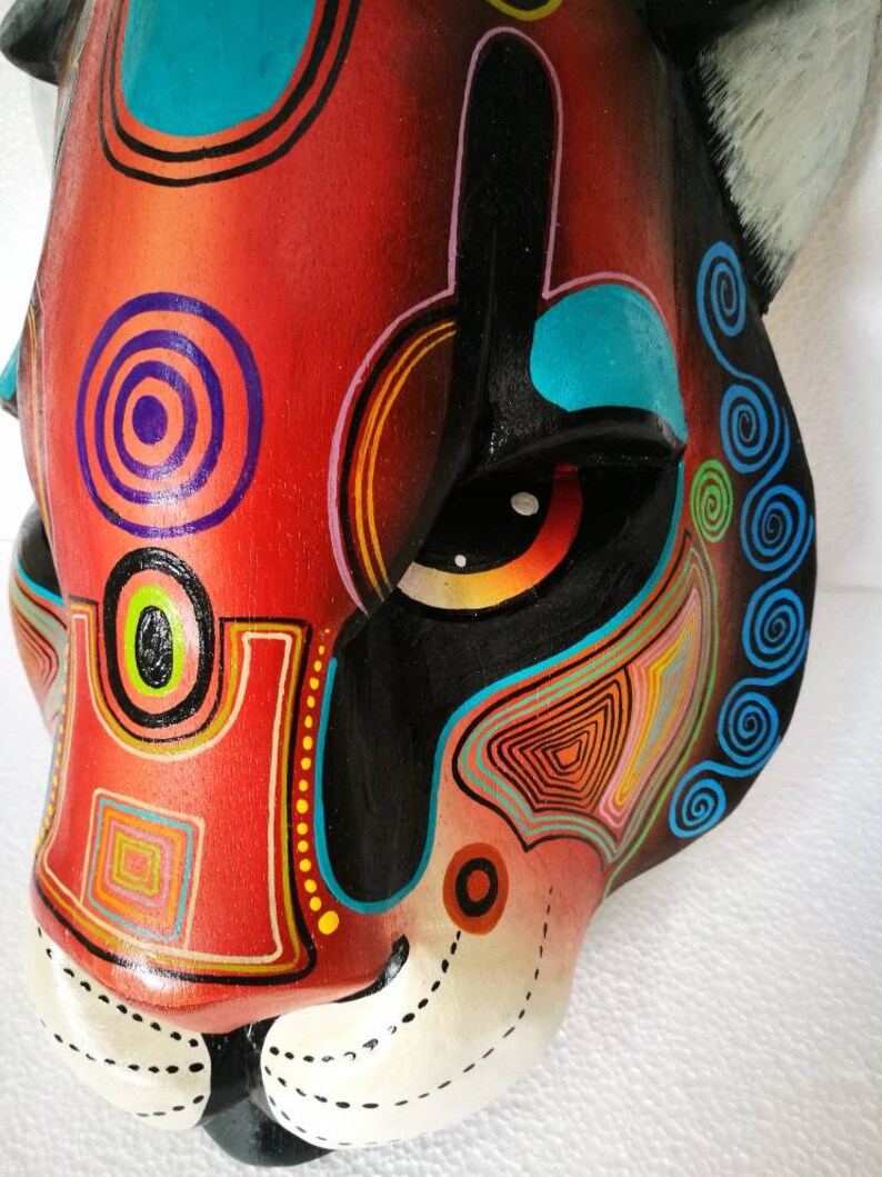 Authentic Boruca Jaguar Mask Mask From Costa Rica Boruca - Etsy