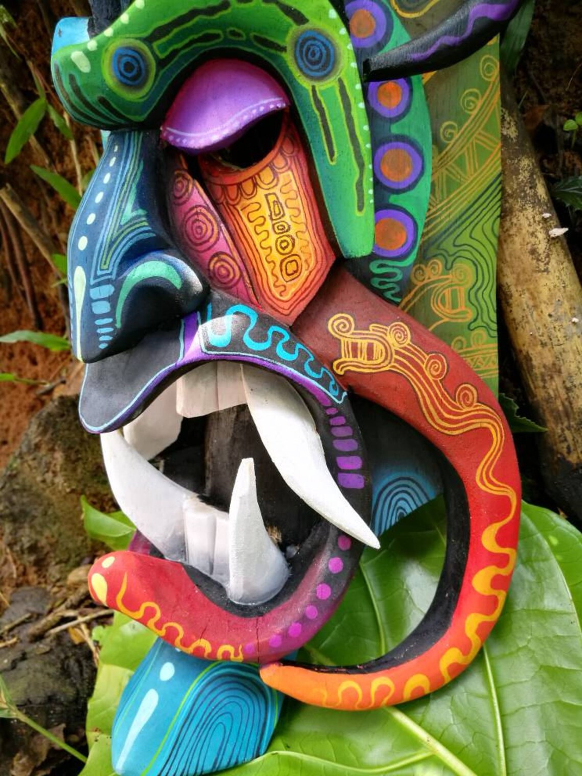 Authentic Boruca Mask Costa Rica indigenous Art tribal Mask | Etsy Authentic Boruca Mask Costa Rica indigenous Art tribal Mask | Etsy