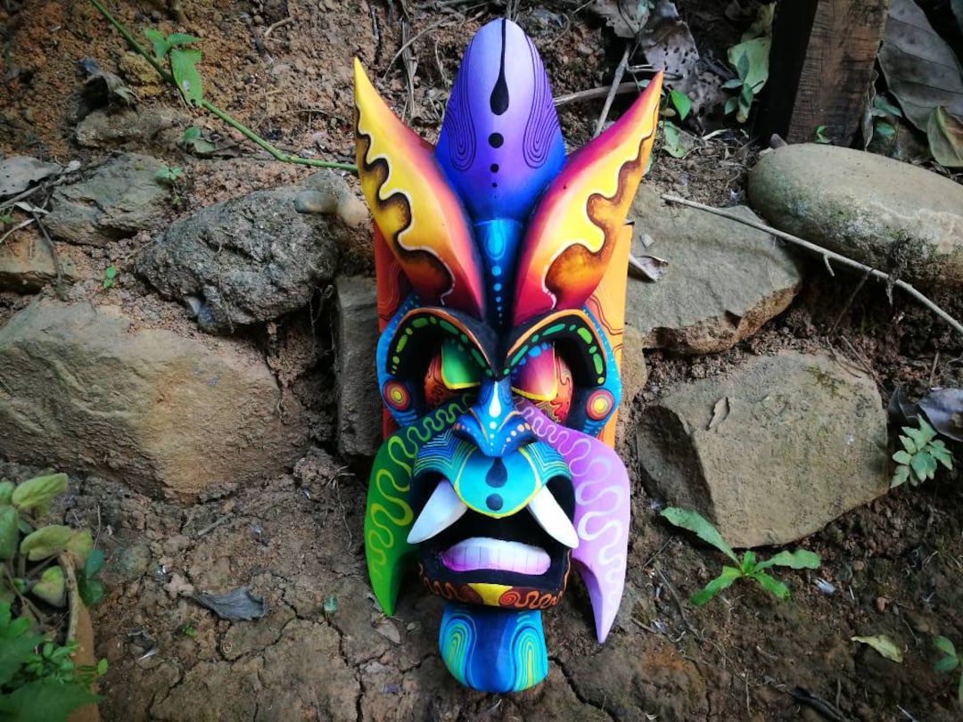Boruca Mask, Beautiful Warrior Mask, Tribal Mask, Art From Costa Rica ...
