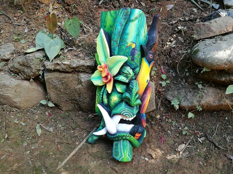 Boruca mask from Costa Rica directly from Boruca ecological | Etsy Boruca mask from Costa Rica directly from Boruca ecological | Etsy