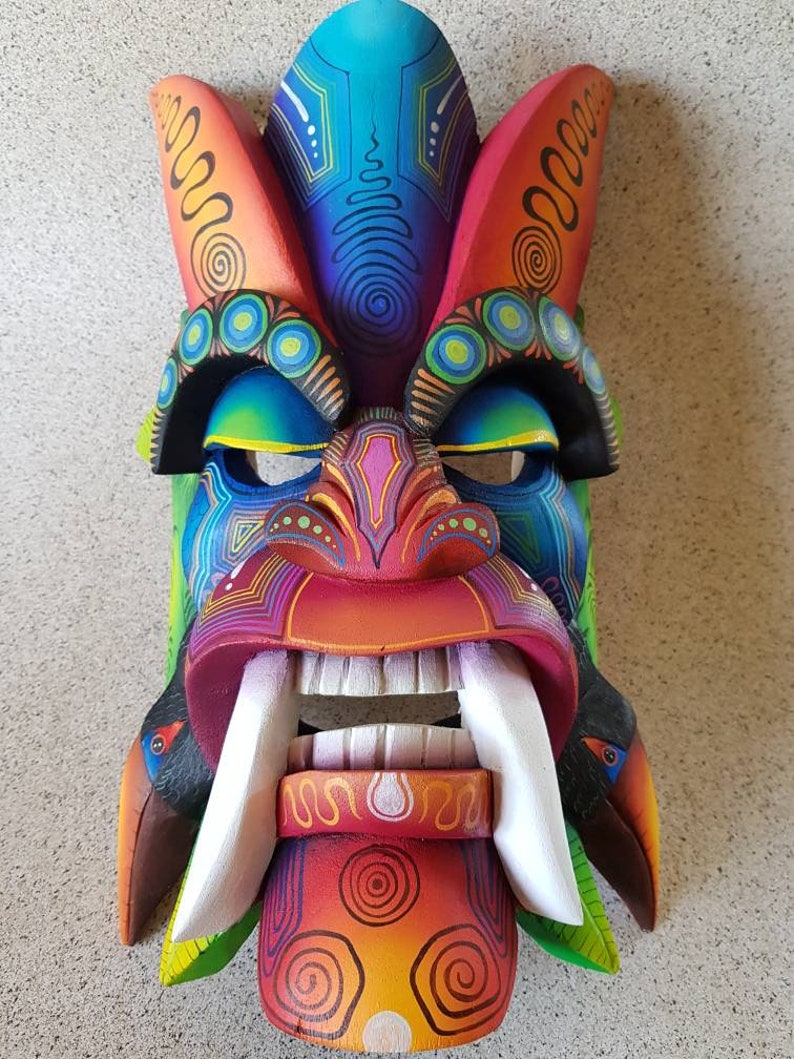 Ecological Warrior Mask Toucan Aracari Authentic Boruca - Etsy