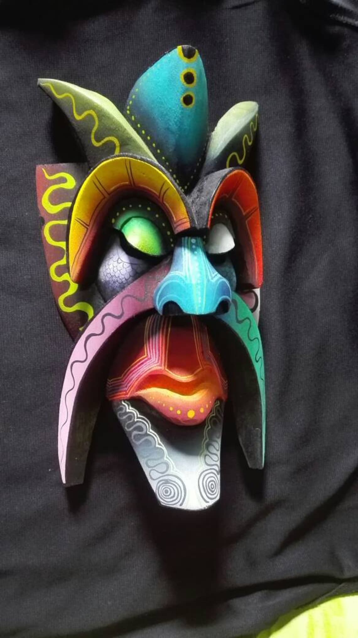 Indigenous mask from Boruca máscara Indígena de Costa Rica | Etsy