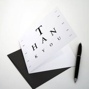 Eye Doctor Thank You Card - Surgery - Eye Test - Glasses - Optometrist ...