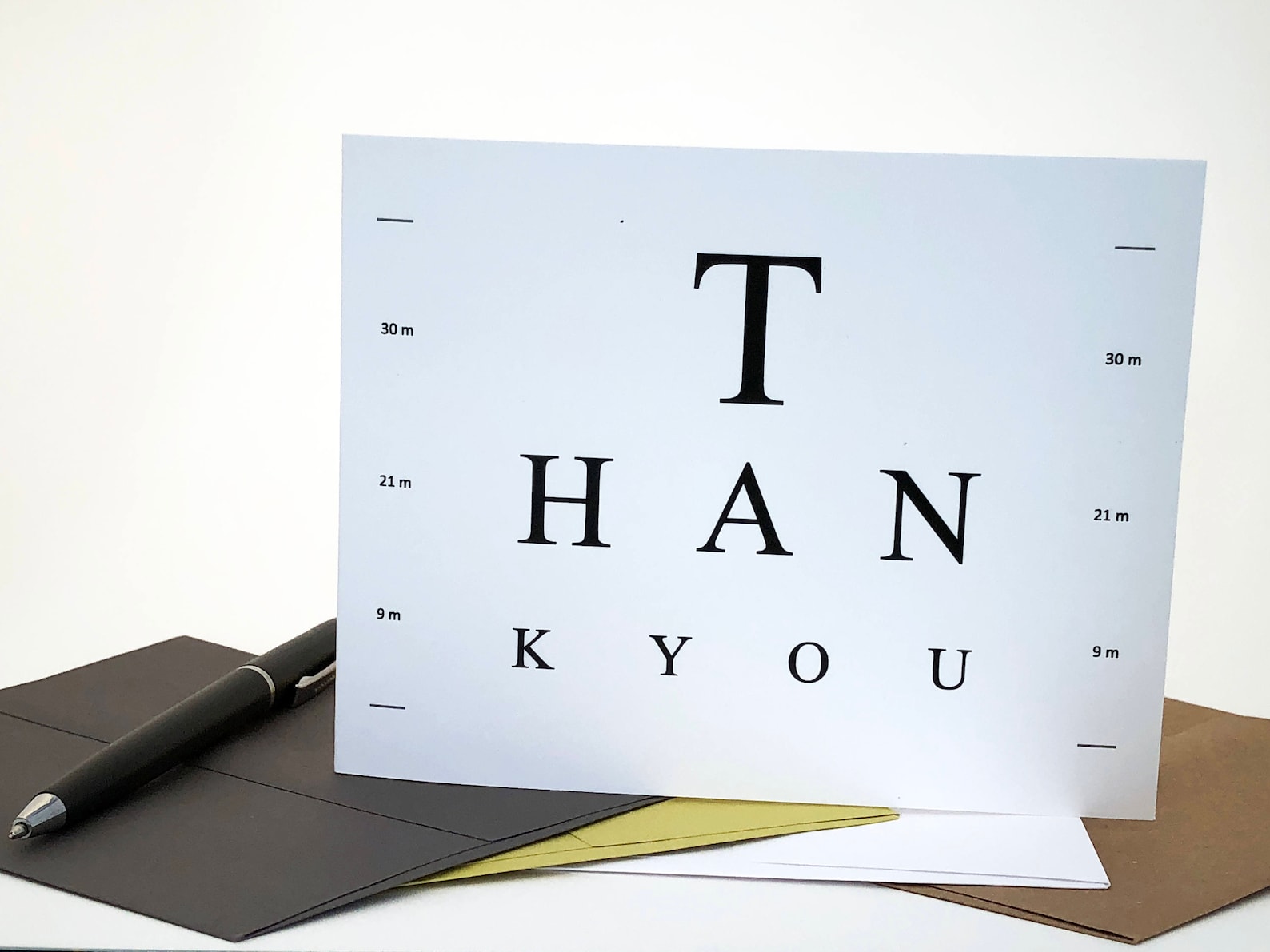 Eye Doctor Thank You Card - Surgery - Eye Test - Glasses - Optometrist ...