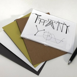 Power Themed Thank You Card - Engineering - Industrial - Electrician ...