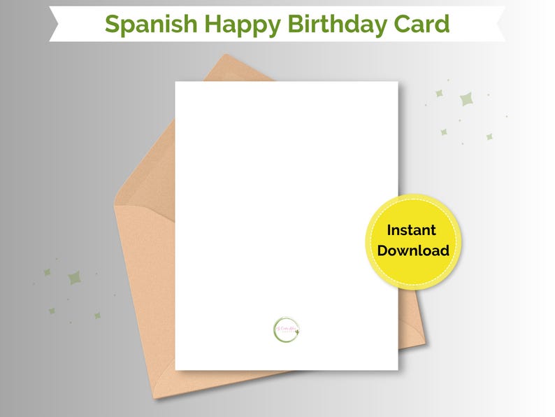 Feliz Cumpleaños Birthday Card Printable Spanish Mañanitas Singing ...