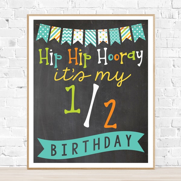 Half Birthday - Etsy