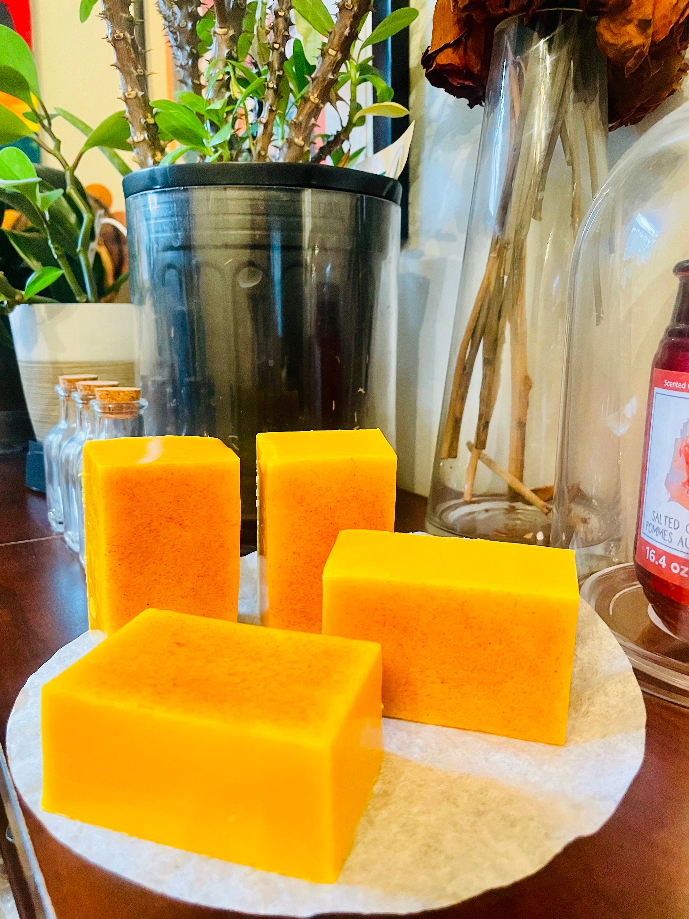 Organic Shea Butter Turmeric Soap - Etsy