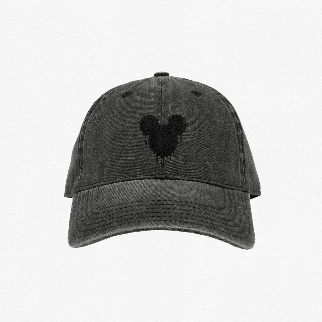 Drippy Mickey Embroidered Disney Hat, Disneyland Dad Hat, Disney World ...