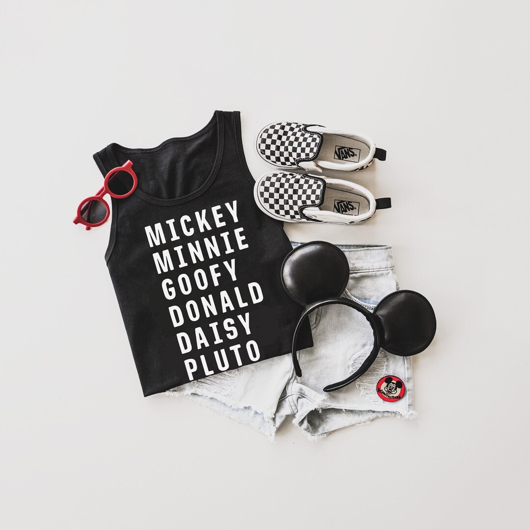 Mickey and Friends Tank Top, Family Matching Disney Vacation Shirt ...