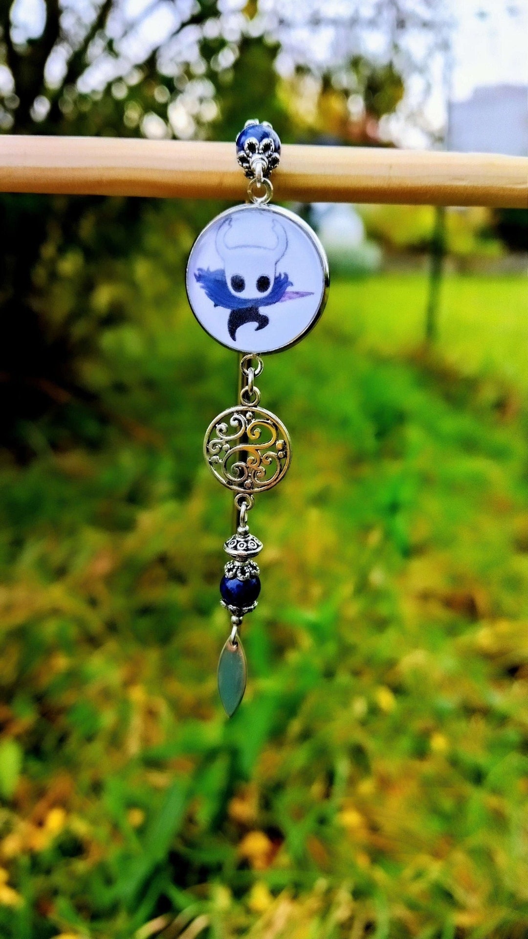 Hair Stick Hollow Knight Lapis Lazuli Silver Hair Pin - Etsy