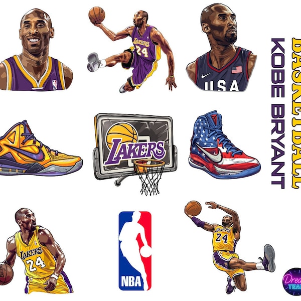 Sport Stickers Kobe Bryant - Etsy