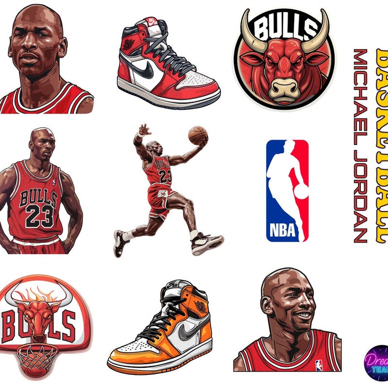 Michael Jordan Stickers - Etsy