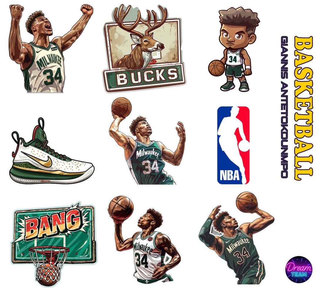 Basketball, Sport, Milwaukee Bucks, MVP, NBA, Team, Stickers for Laptop ...