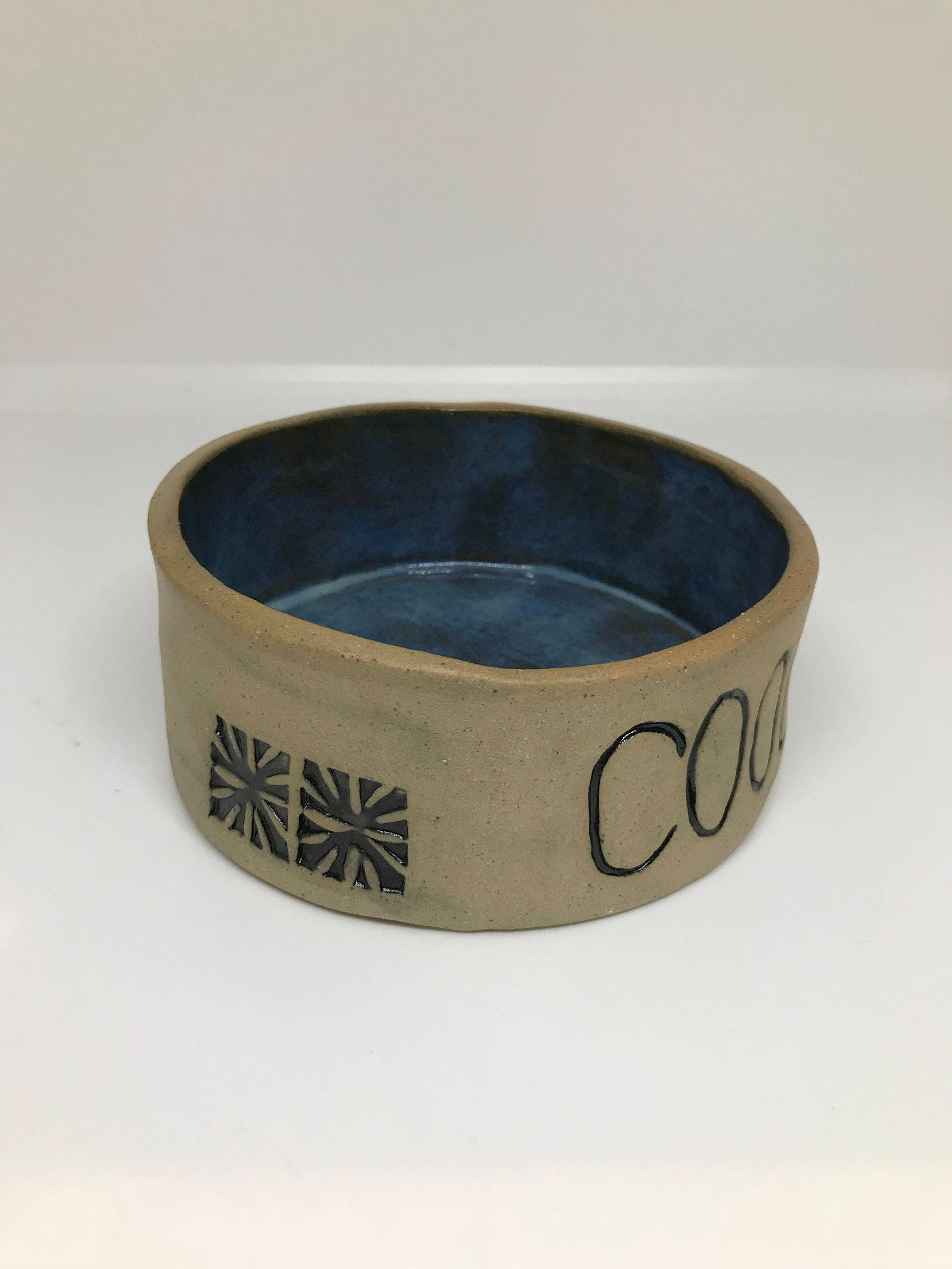 Cat Bowl in Stoneware Clay | Etsy