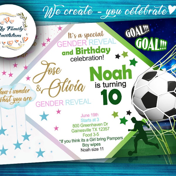 Split Invitation - Etsy