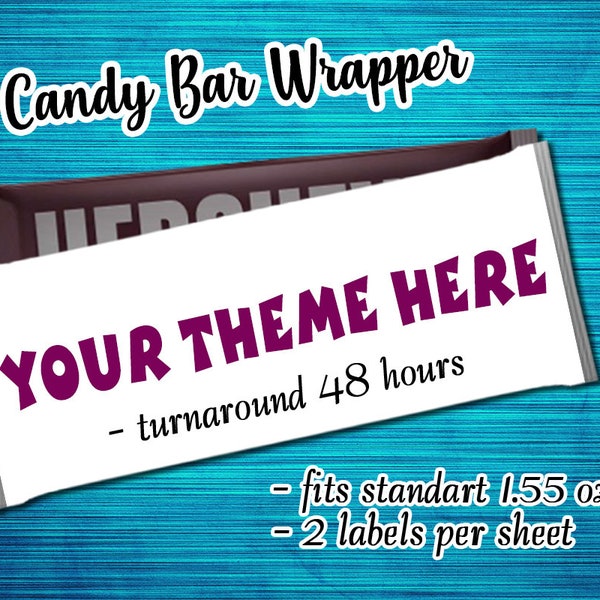 Custom Hershey Bar - Etsy
