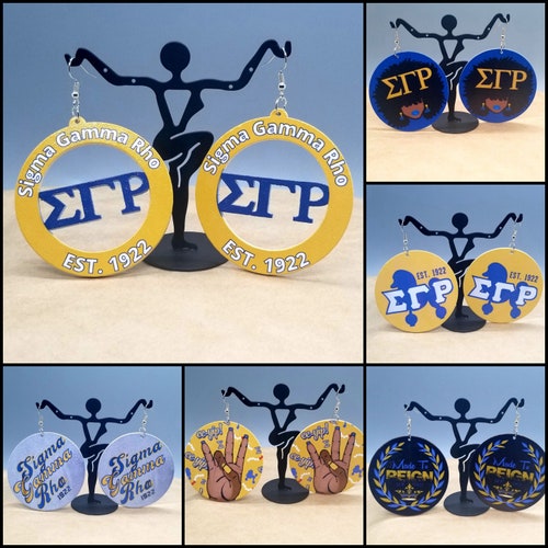 Sigma Gamma Rho Hand-painted Jeans - Etsy