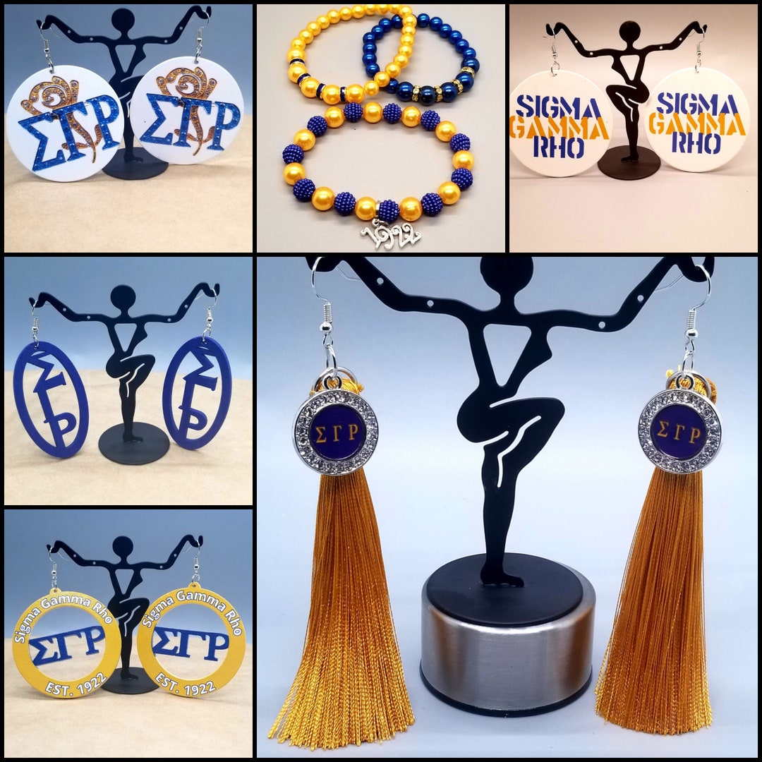 Sigma Gamma Rho Earrings - Etsy