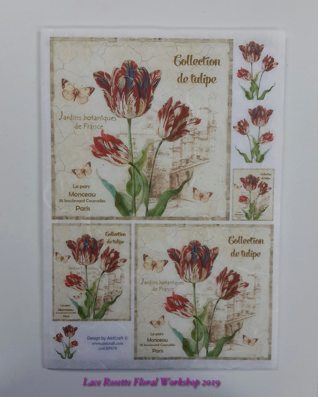 Decoupage Rice Paper Sheets A4 Size 210mm X 297mm - Set 25 - Listed ...