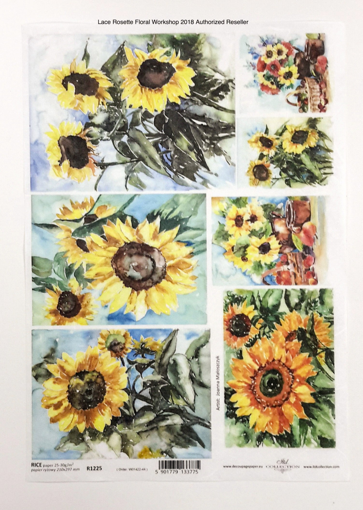 Decoupage Rice Paper Sheets A4 Size 210mm X 297mm- Set 12 - Listed ...
