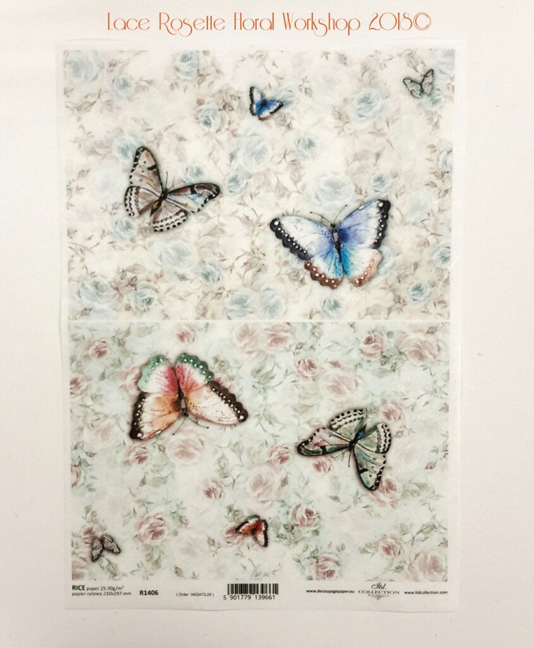 Decoupage Rice Paper Sheets A4 Size 210mm X297mm - Set 15 - Listed ...
