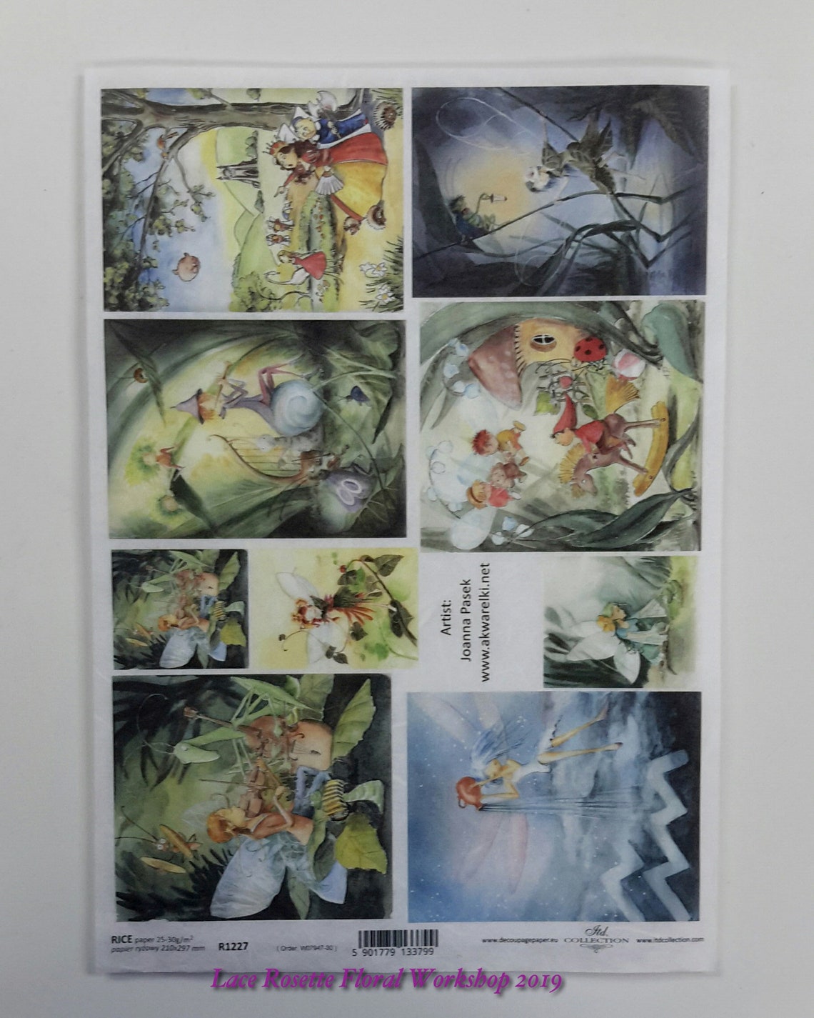 Decoupage Rice Paper Sheets A4 Size 210mm X 297mm - Set 21 - Listed ...