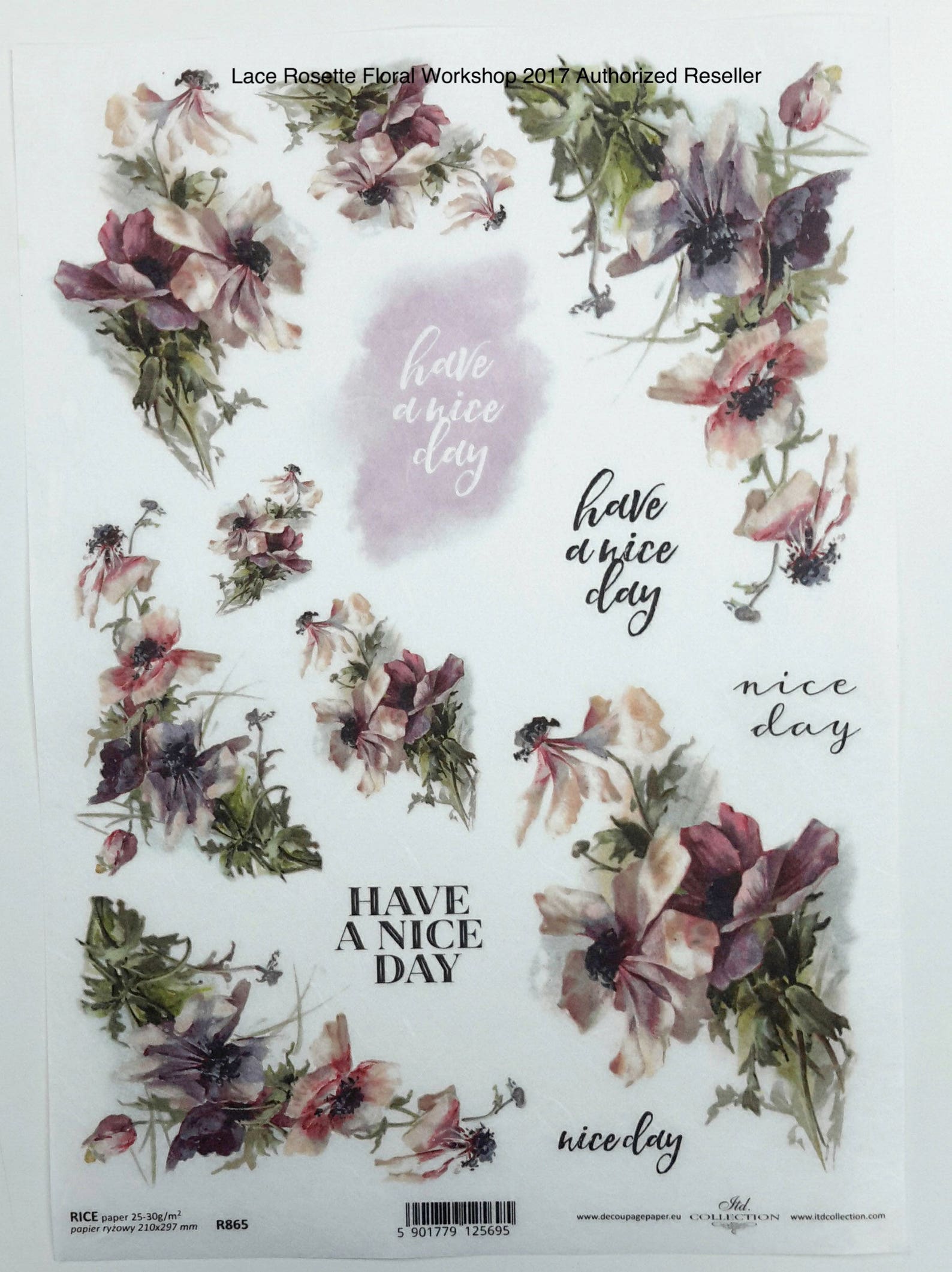 Decoupage Rice Paper Sheets A4 Size 210mm X 297mm - Set 7 - Listed ...