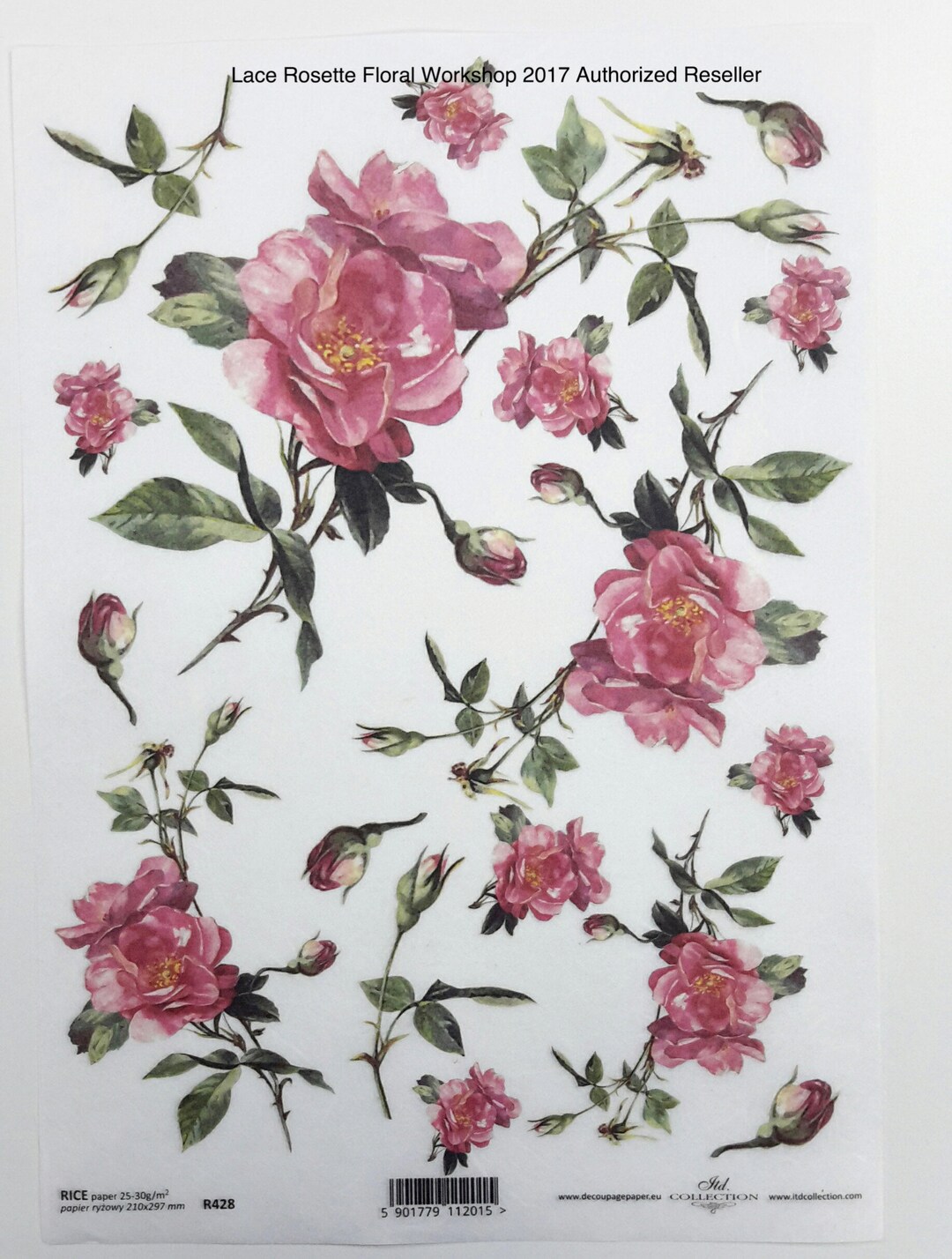 Decoupage Rice Paper Sheets A4 Size 210mm X 297mm - Set 4 - Listed ...