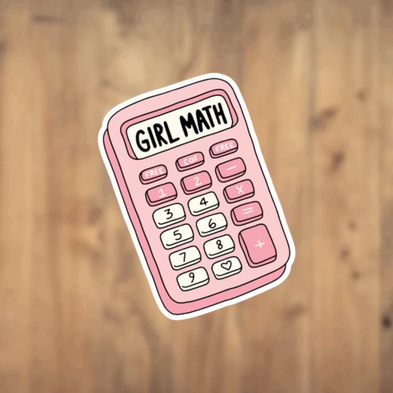 Calculator Stickers - Etsy