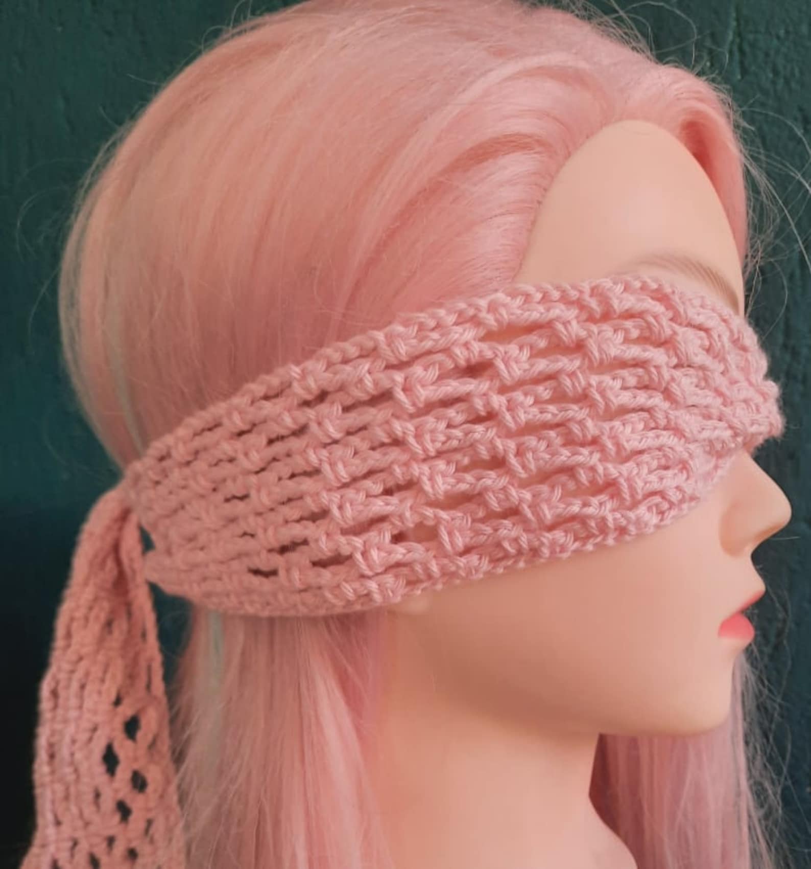 Blindfold/headband CROCHET PATTERN - Etsy UK